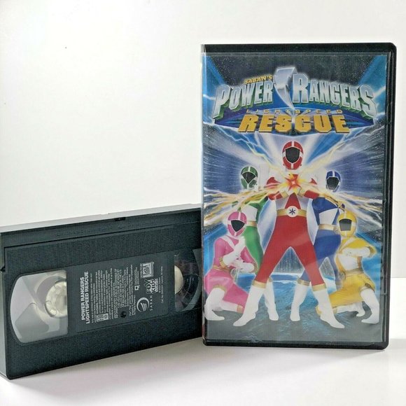 Toys | Fox Kids Video Power Rangers Lightspeed Rescue Vhs | Poshmark